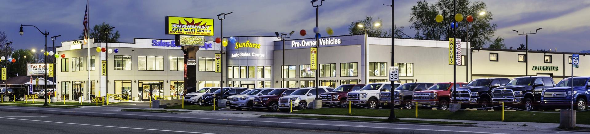 Used Cars Salt Lake City UT | Used Cars & Trucks UT | Sunburst Auto ...