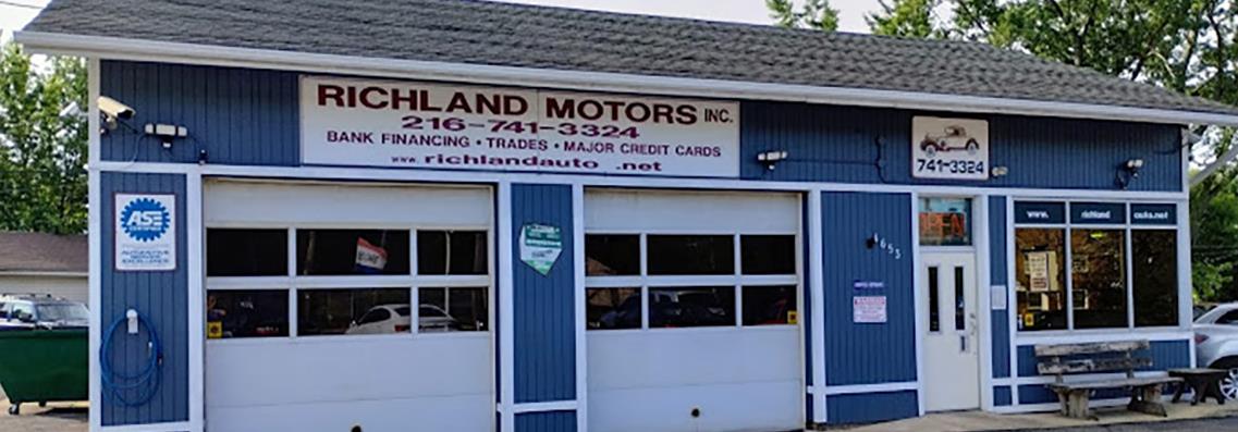 Used Cars Cleveland OH | Used Cars & Trucks OH | Richland Motors, Inc