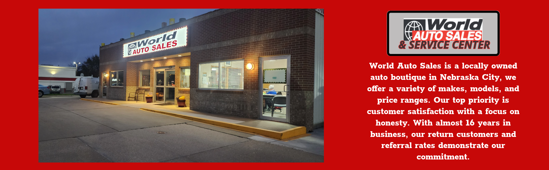 Used Cars Nebraska City NE | Used Cars & Trucks NE | World Auto Sales