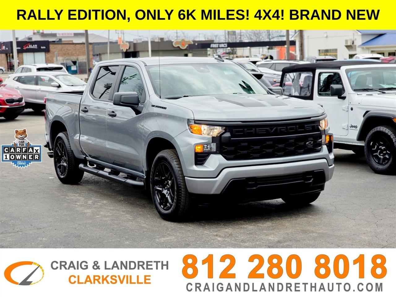 2024 Chevrolet Silverado 1500 Custom Rally Edition Crew Cab 4WD