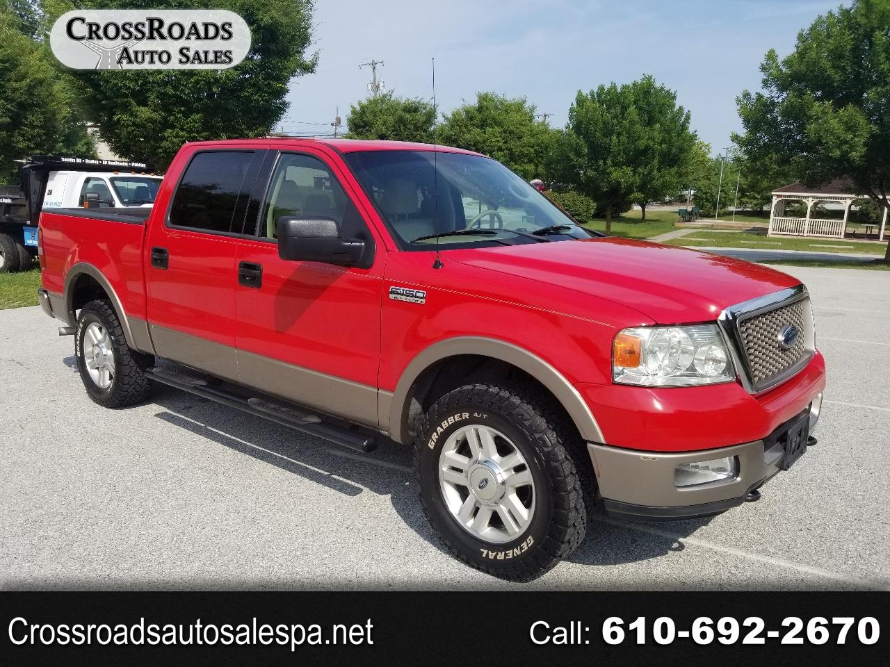Used 2004 Ford F-150 Lariat SuperCrew 4WD for Sale in West Chester PA ...