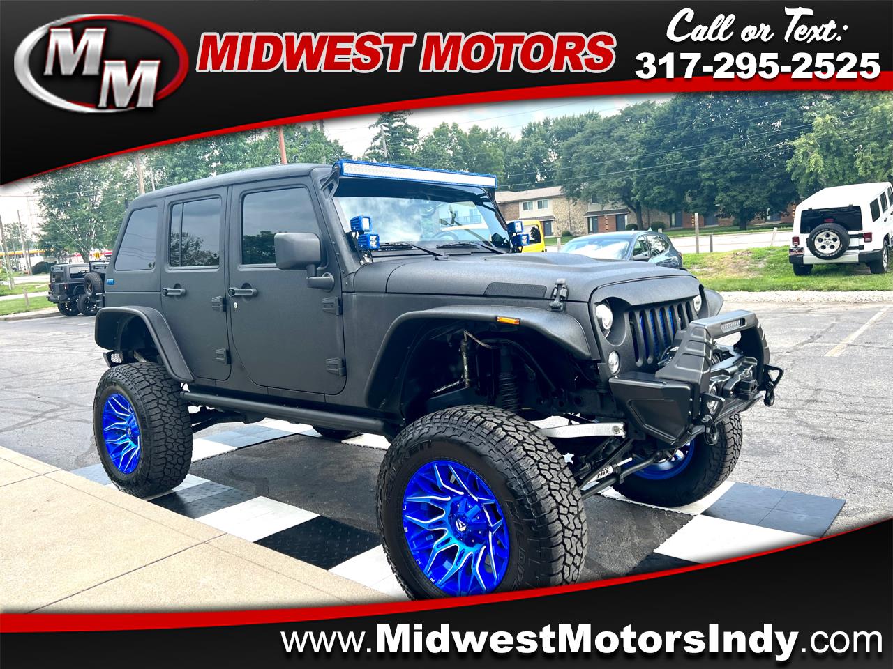 Jeep Wrangler Matte Blue