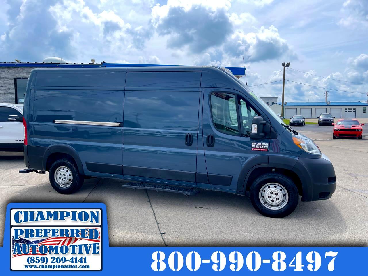 2019 RAM ProMaster Cargo Van 2500 High Roof 159" WB