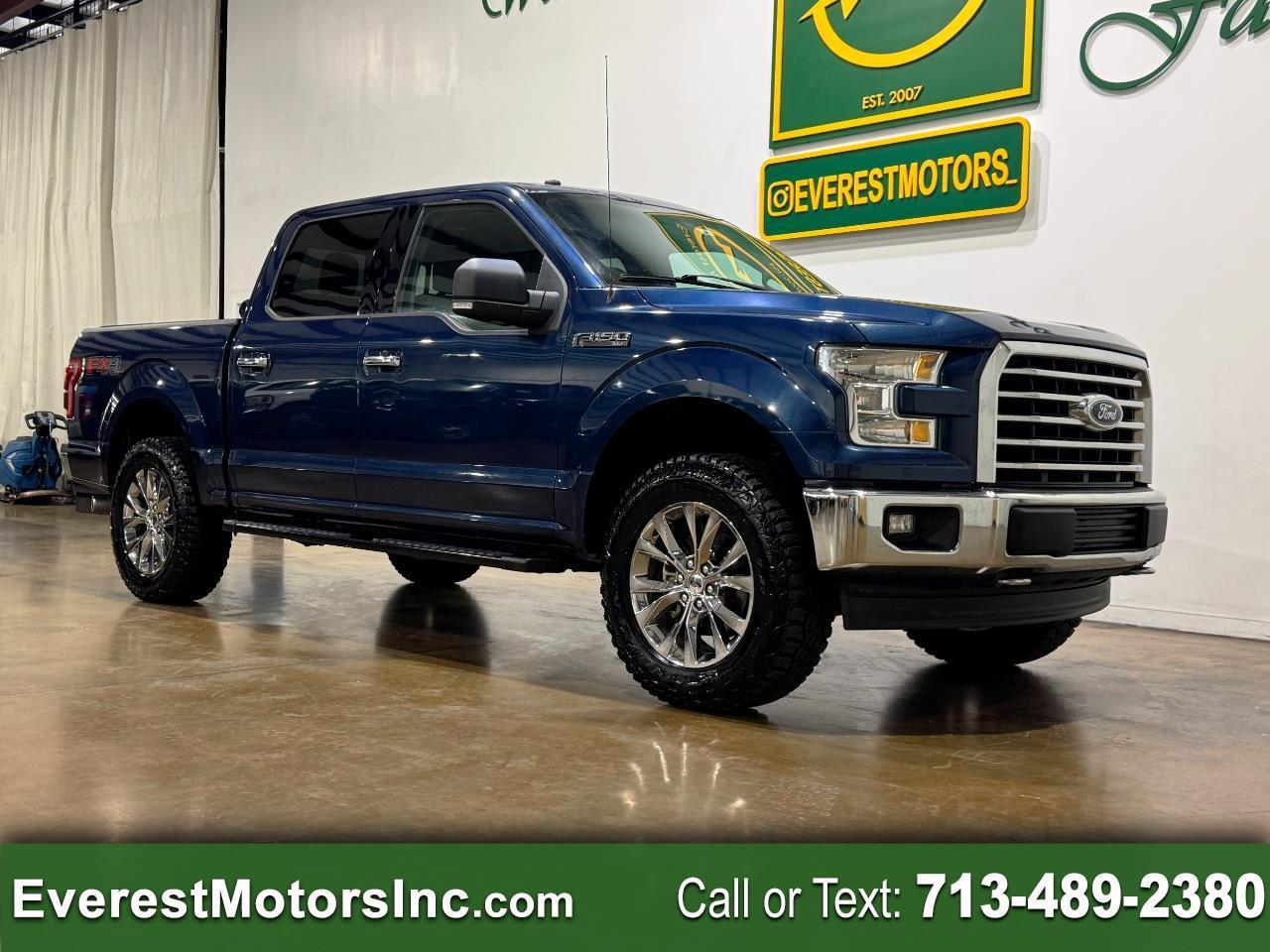 2017 Ford F-150 XLT 4X4 SUPERCREW SHORTB 5.0L V8 GAS FX4