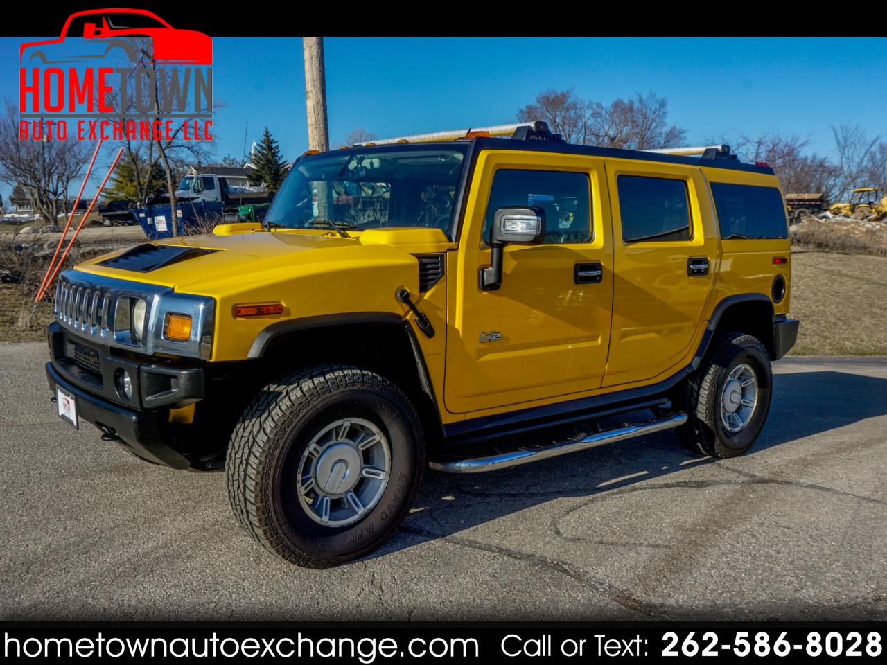 Hummer Car Yellow