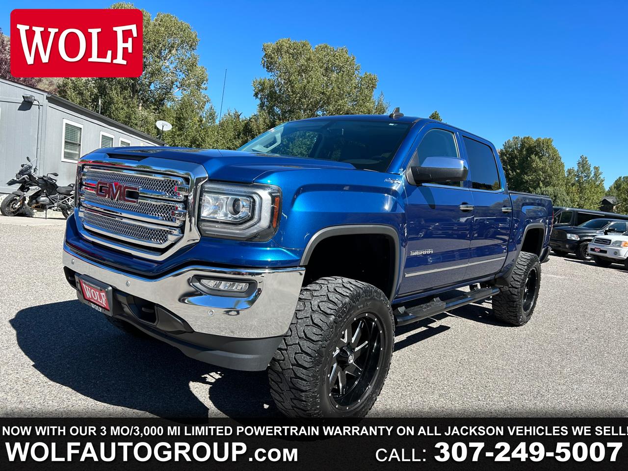 Gmc Trucks Lifted Blue