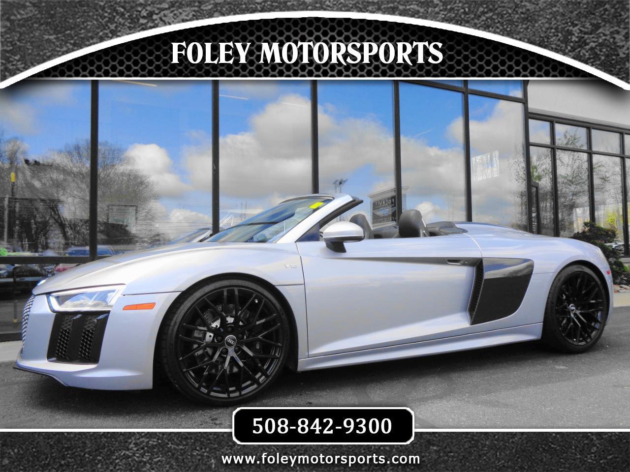 Audi R8 Spyder Silver