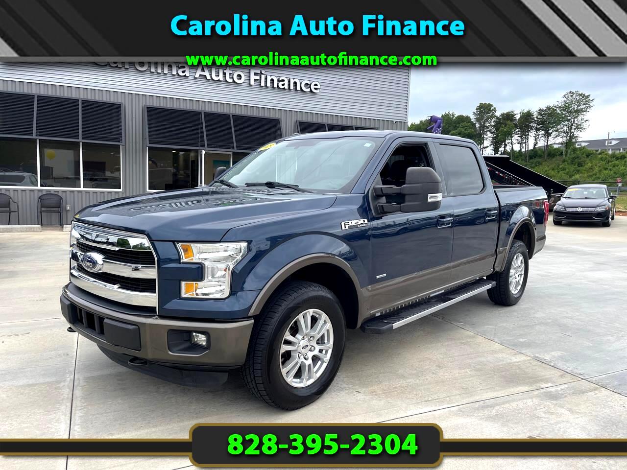 Used 2015 Ford F-150 4WD SuperCrew 145" Lariat for Sale in Forest City NC 28043 Carolina Auto ...