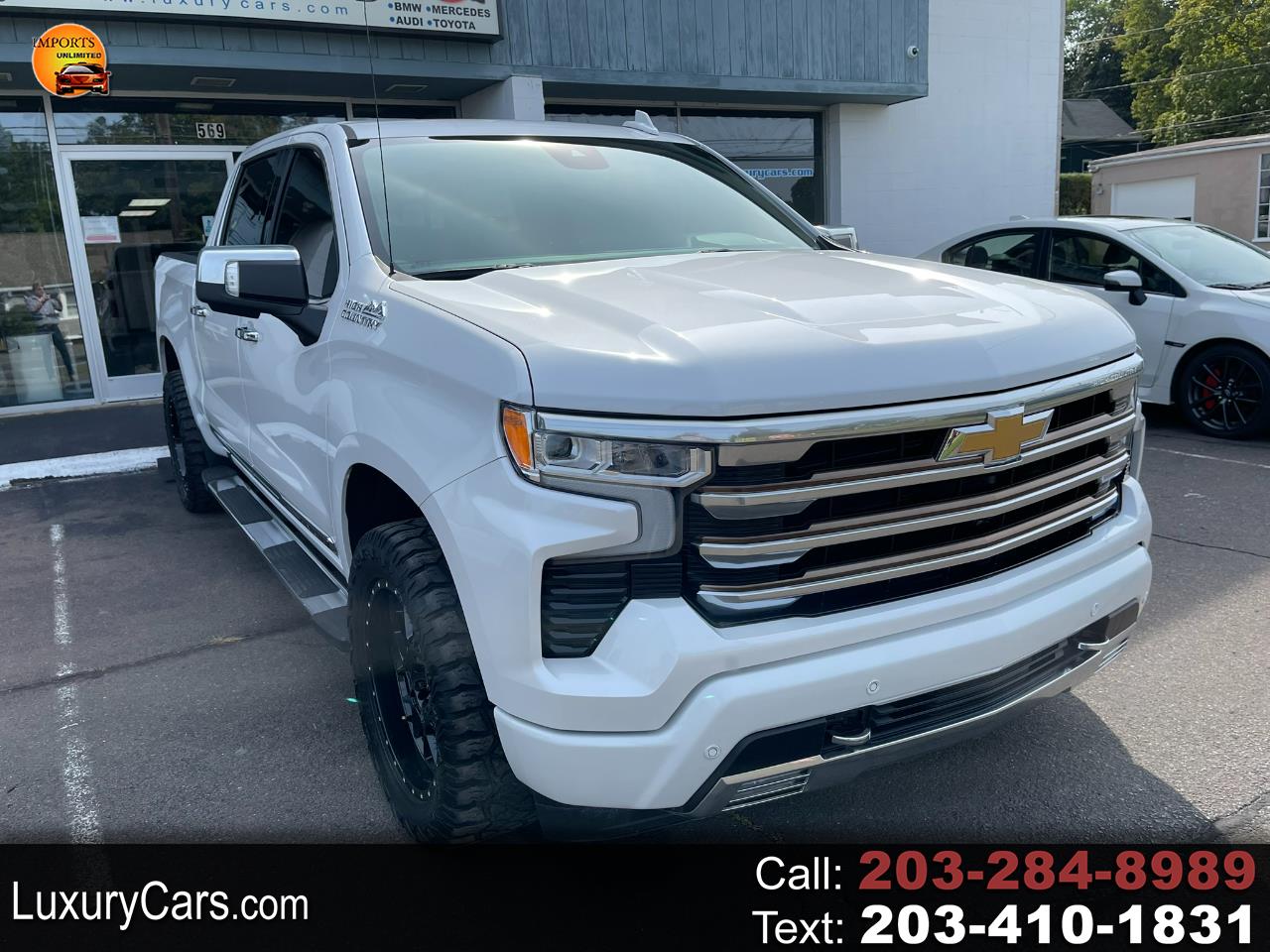 White Lifted Chevrolet Silverado 2022
