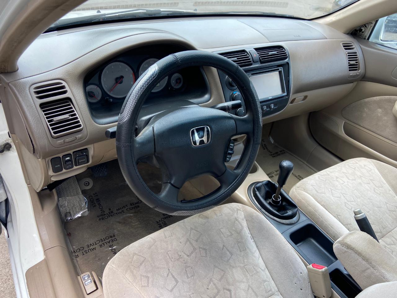 2002 Honda Civic Coupe Interior
