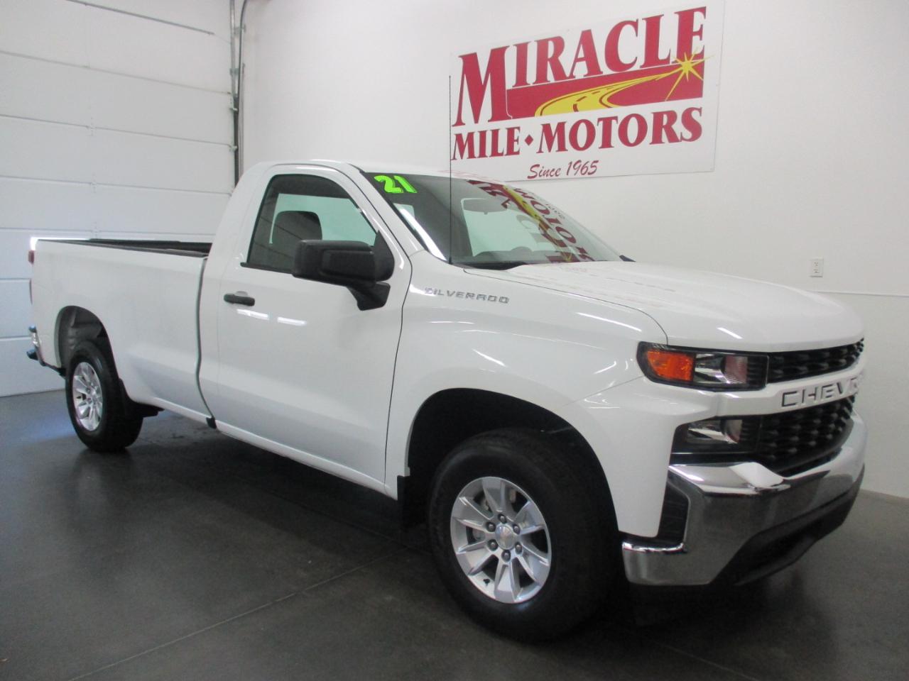 Used 2021 Chevrolet Silverado 1500 2WD Reg Cab 140" Work Truck for Sale ...