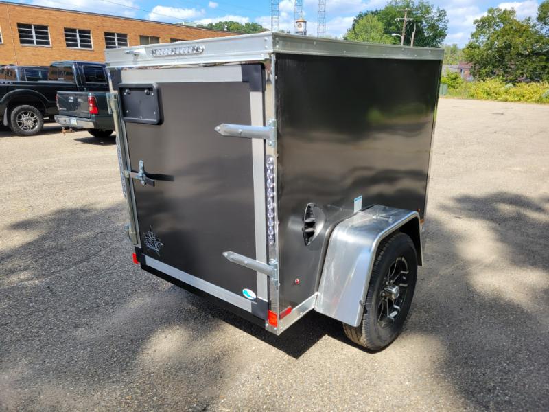 2025 US Cargo 4x6 Barn Door, Aluminum Rims