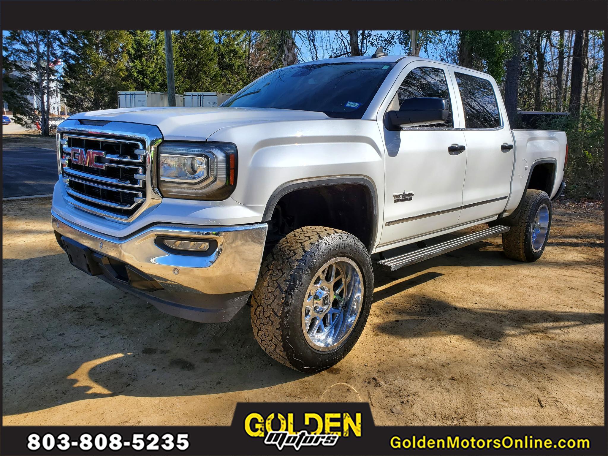 2018 GMC Sierra 1500 SLT Lifted Upgrades Bose Leather Crew Cab